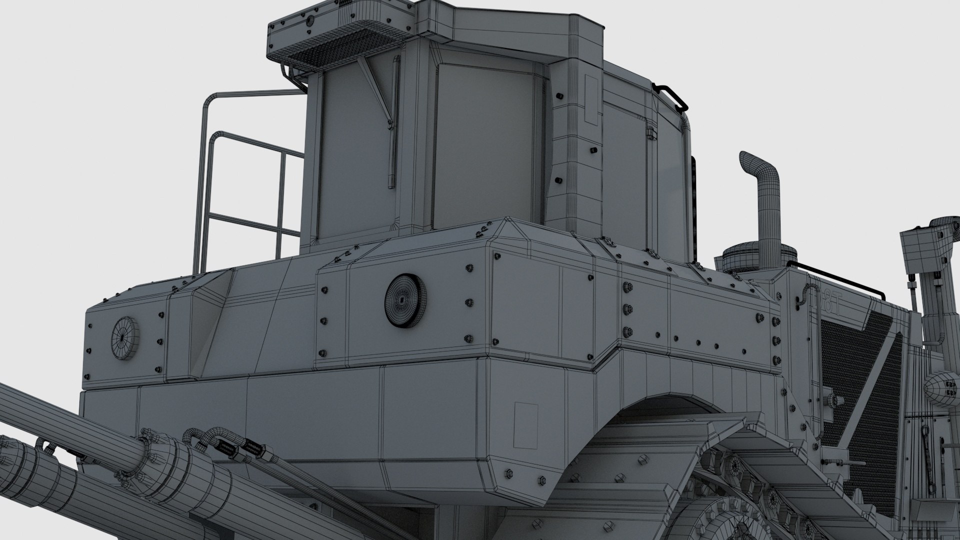 D8T Track Type Tractor 3D Model - TurboSquid 2001111