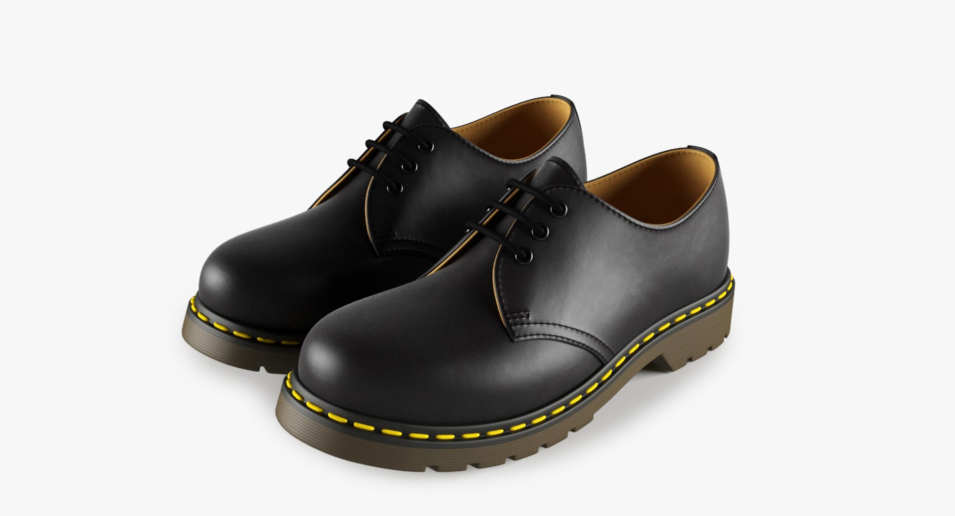 Max Leather Black Shoes