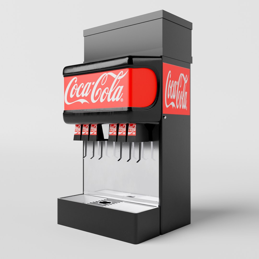 Coca Cola Soda Machine 3D - TurboSquid 2293390