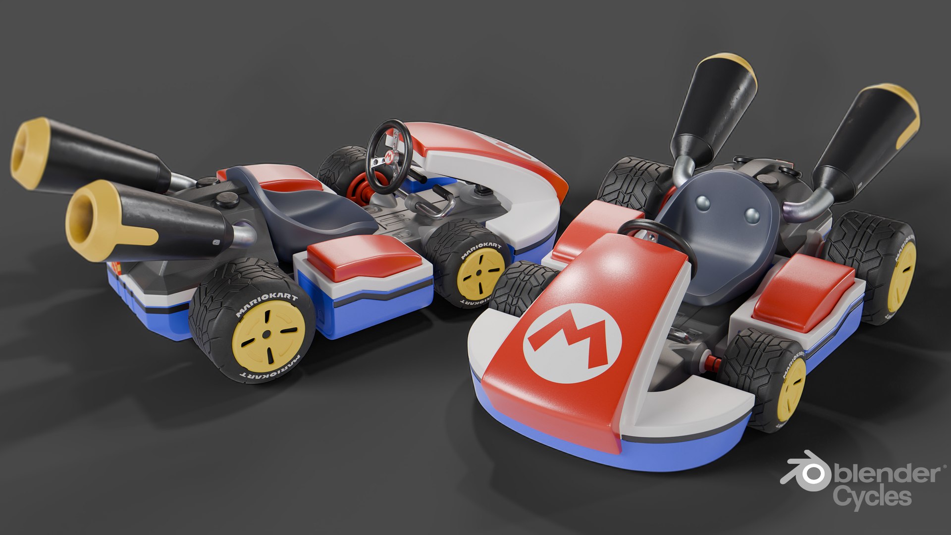 Kart - Super Mario 3D Model - TurboSquid 1627633