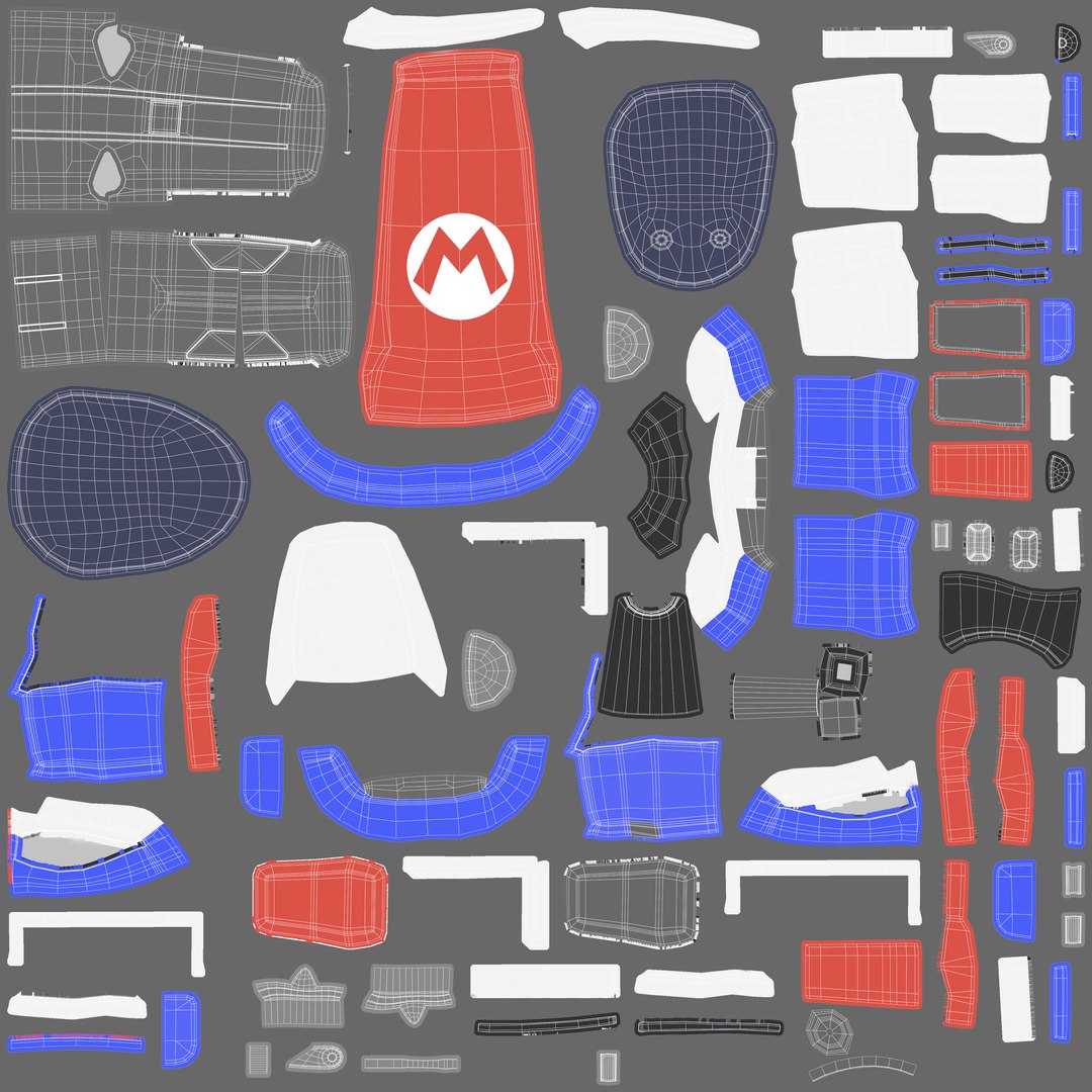 Kart - super mario 3D model - TurboSquid 1627633