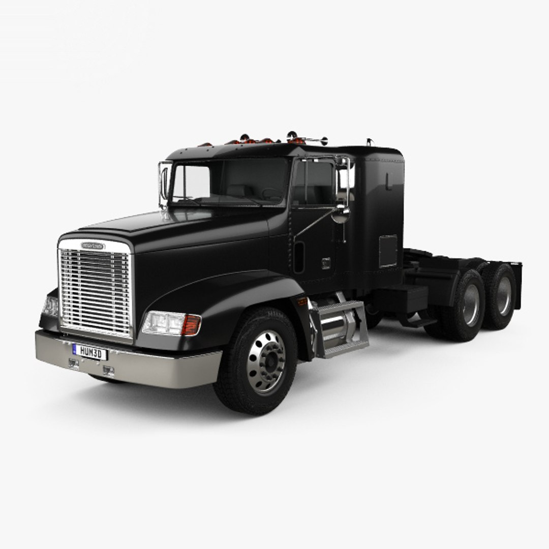 3D freightliner fld 120 model - TurboSquid 1507043