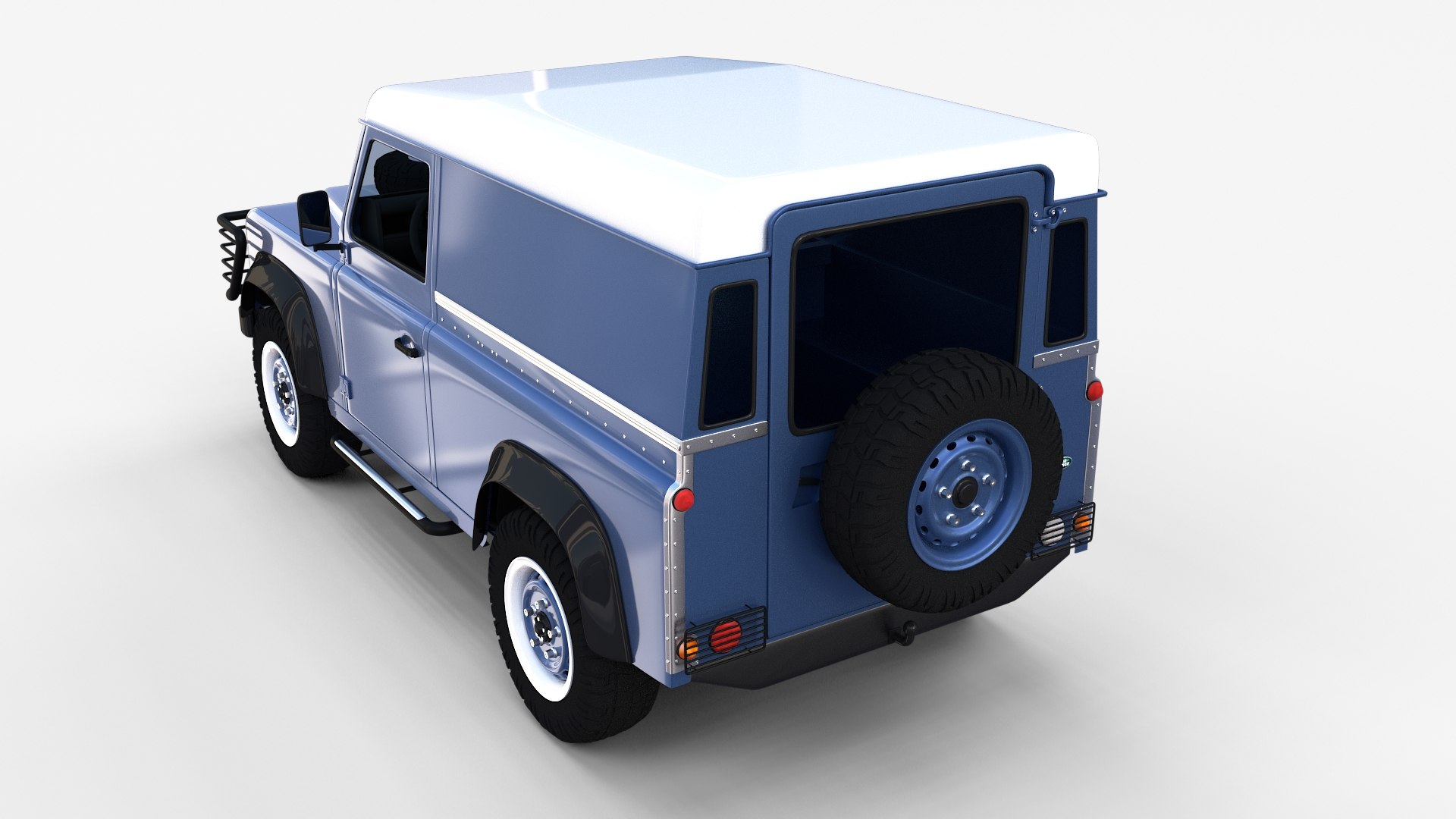 Land Rover Defender 90 3d Model