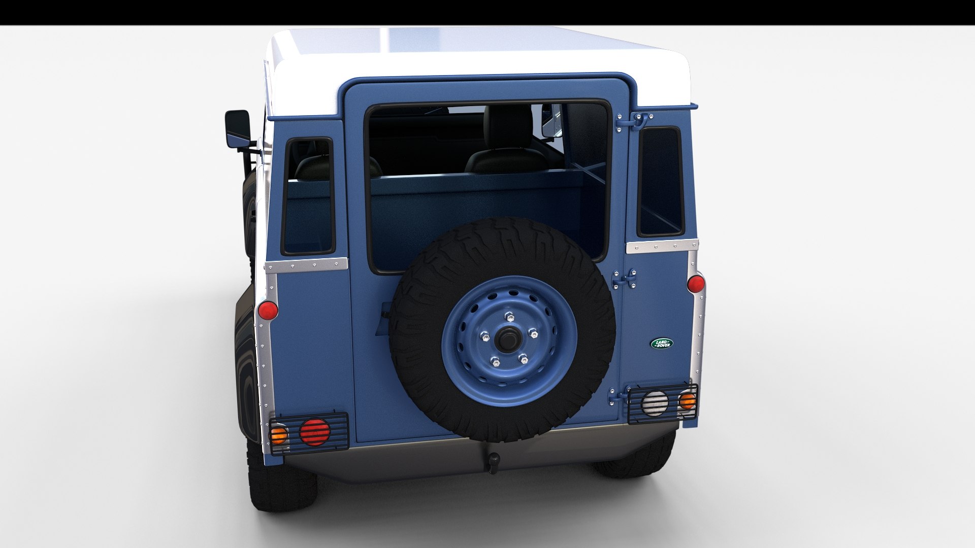 Land Rover Defender 90 3d Model