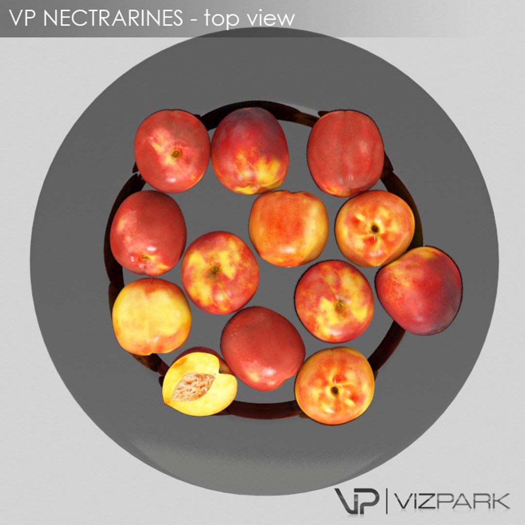 nectarines fruits proxy obj
