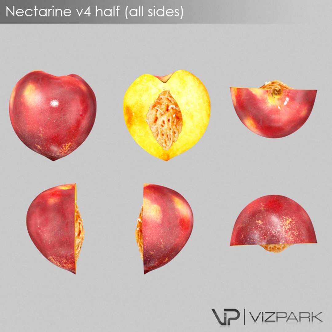 nectarines fruits proxy obj