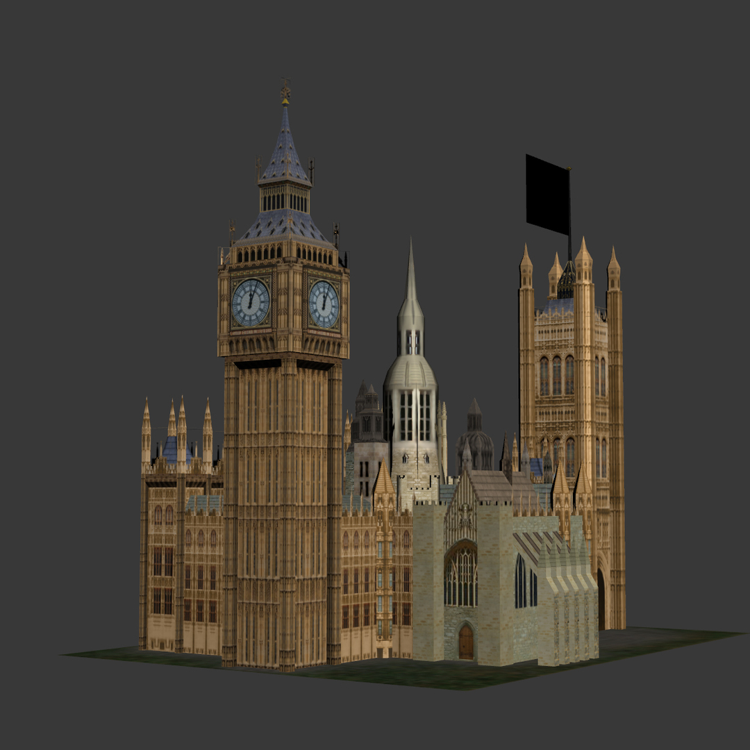 westminster kingdom abby 3d model