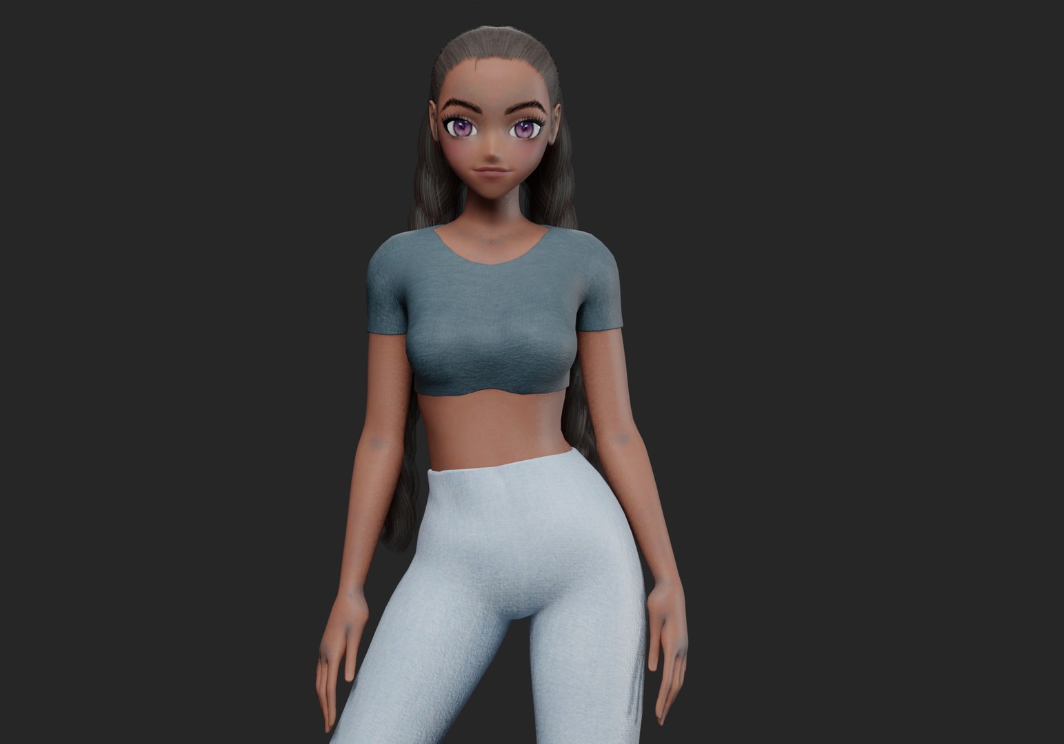 Standard Cute Girl V35478 3D Model - TurboSquid 2272577