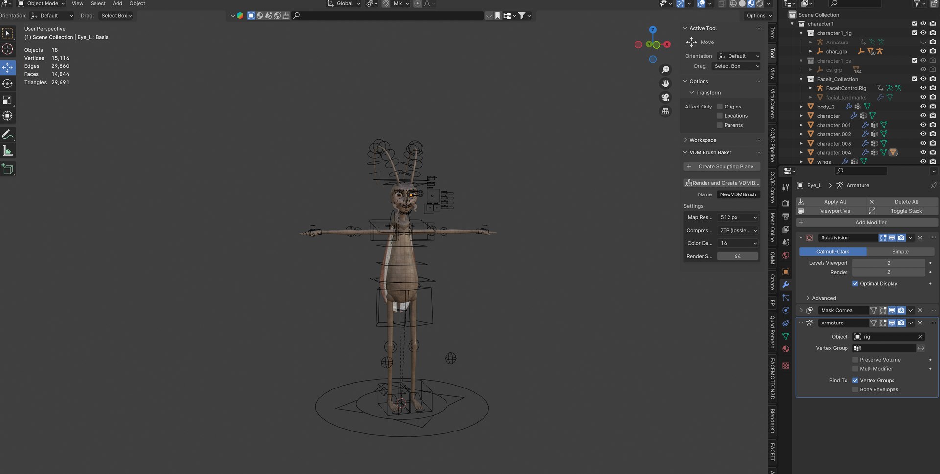 3D Character BUG - Fully Rigged - MoCap Ready - TurboSquid 2358028