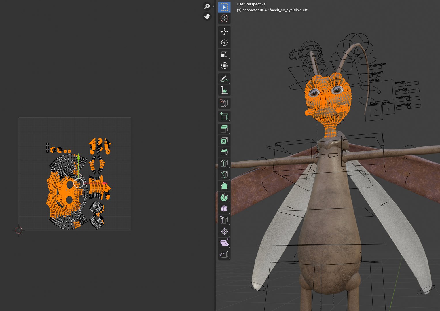 3D Character BUG - Fully Rigged - MoCap Ready - TurboSquid 2358028