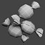 Candy Toffee 3d Model