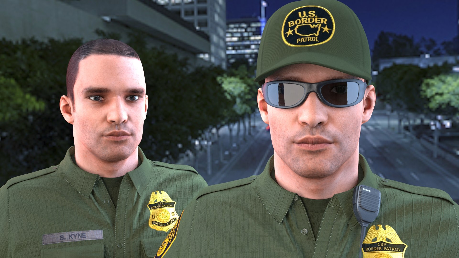 3D Border Officer Model - TurboSquid 1806927