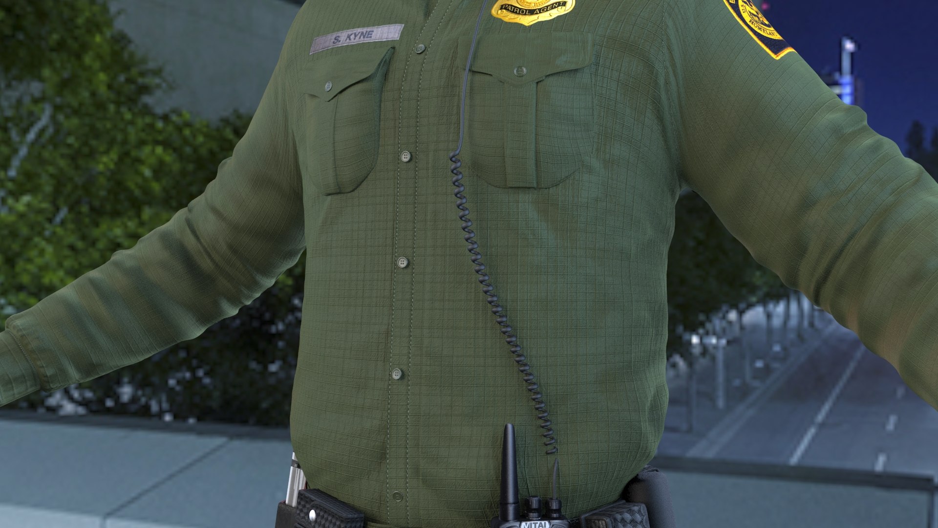 3D Border Officer Model - TurboSquid 1806927