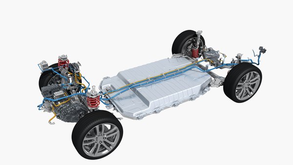 modelo 3d Rayos X de chasis y coches eléctricos Rayos X de chasis y ...