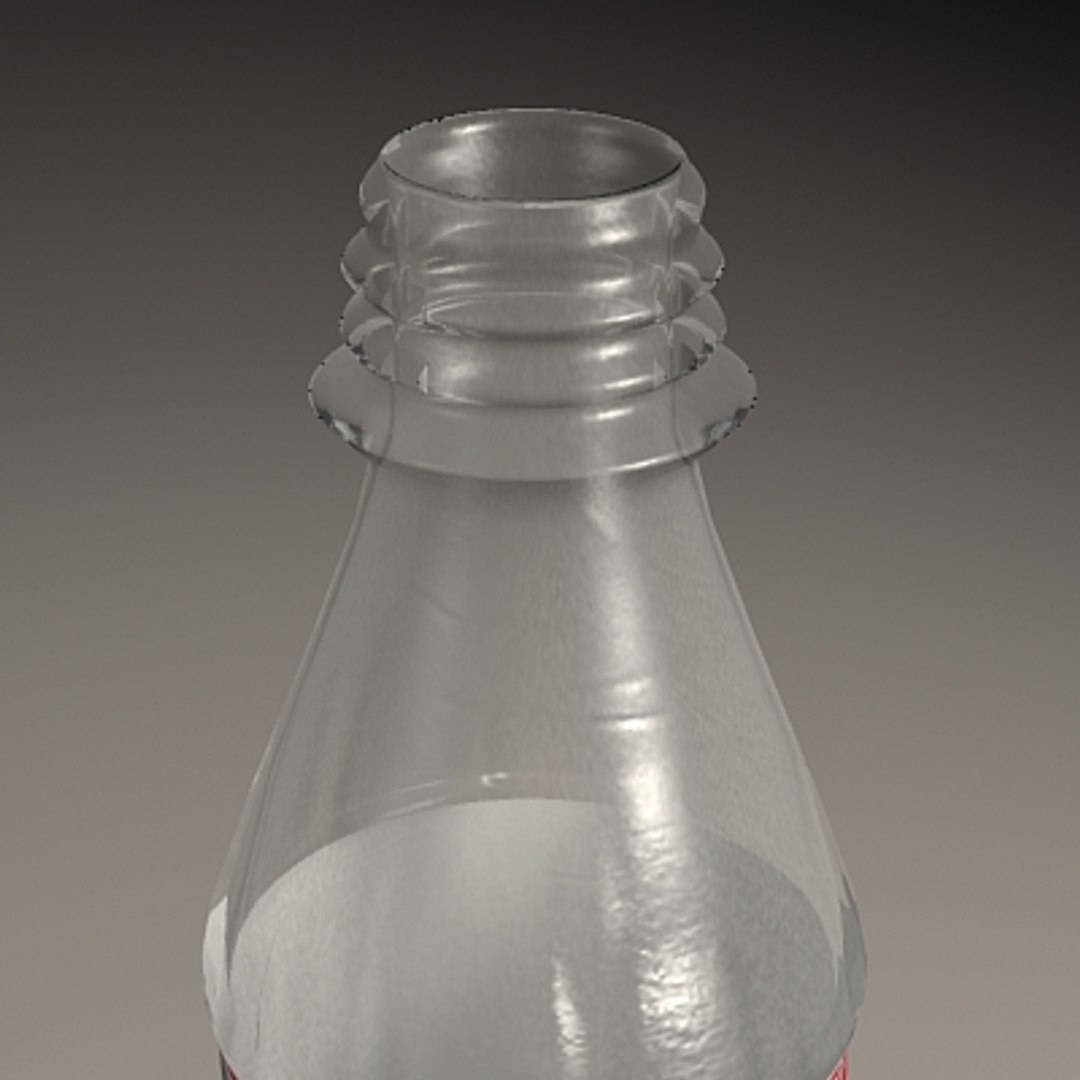 Plastic Coca-cola Bottle 3d Model