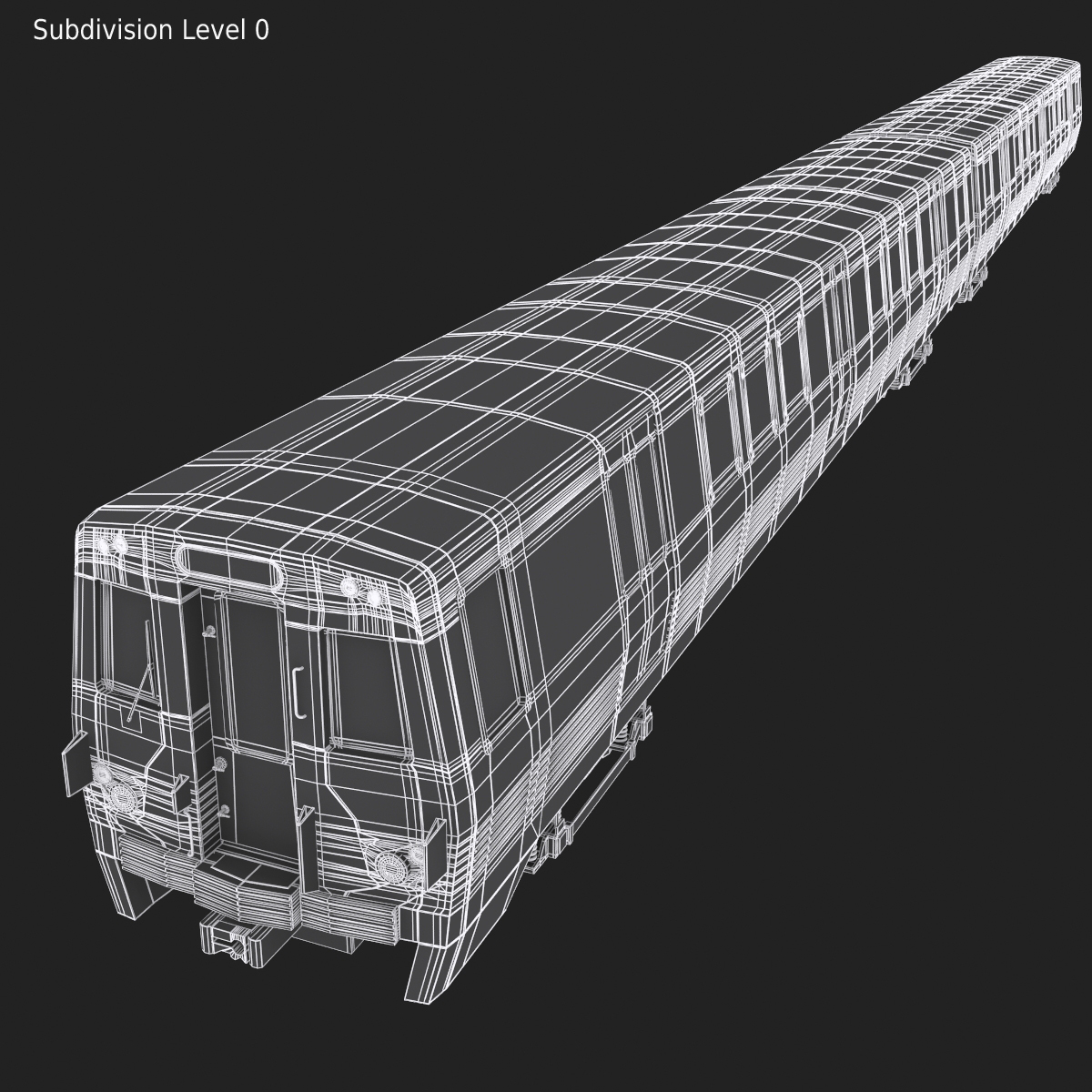 subway station metro 3d model