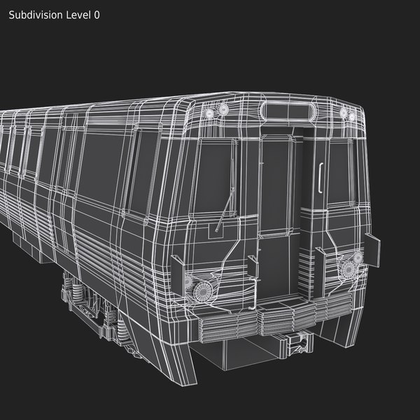 subway station metro 3d model