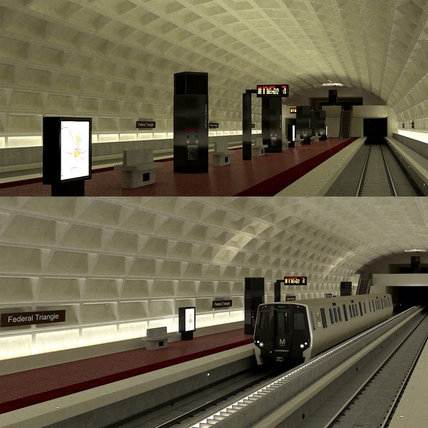 Subway Station 3D Models for Download | TurboSquid