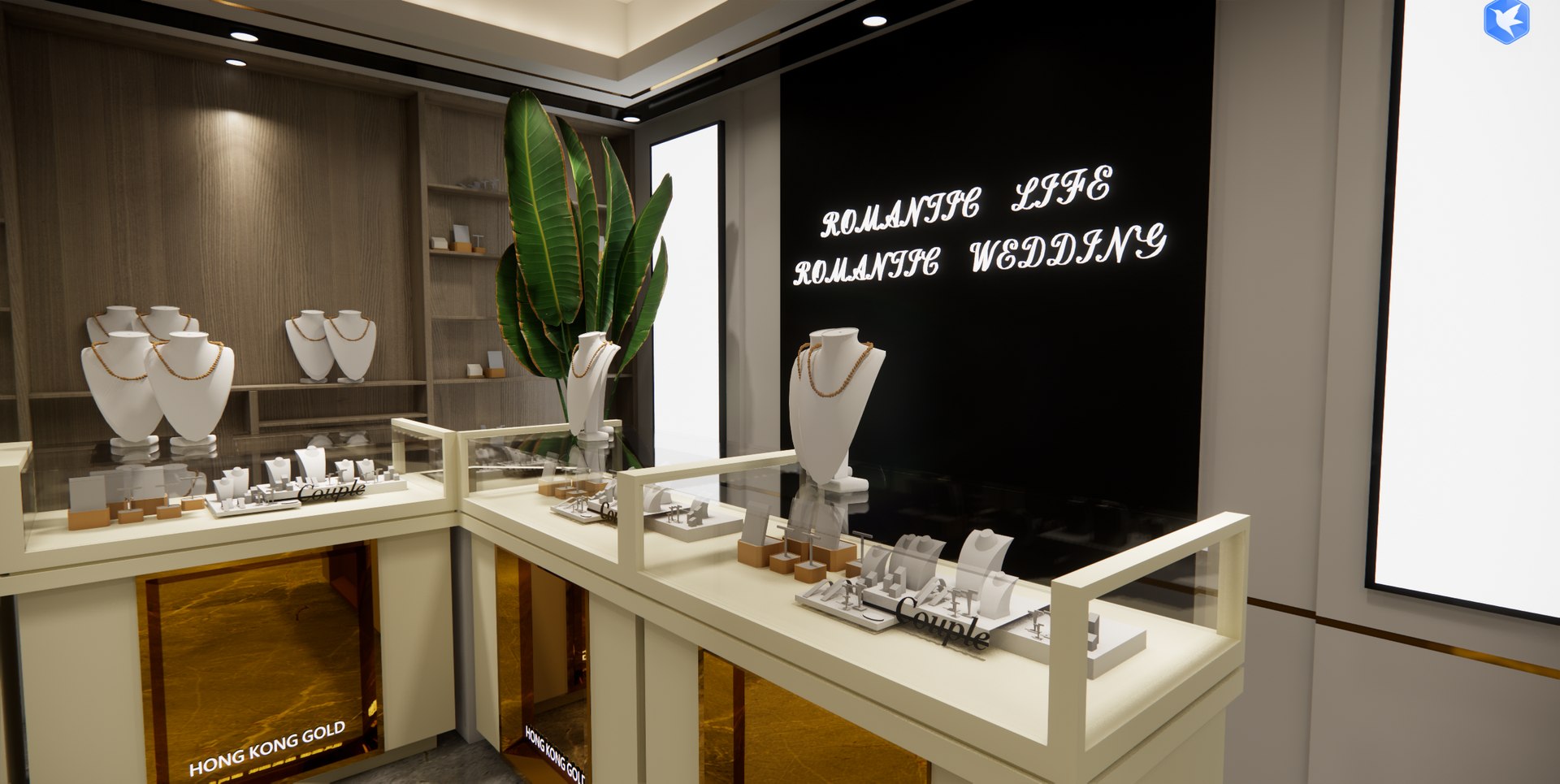 3D Jewelry Store Modern -A1 Model - TurboSquid 2008217