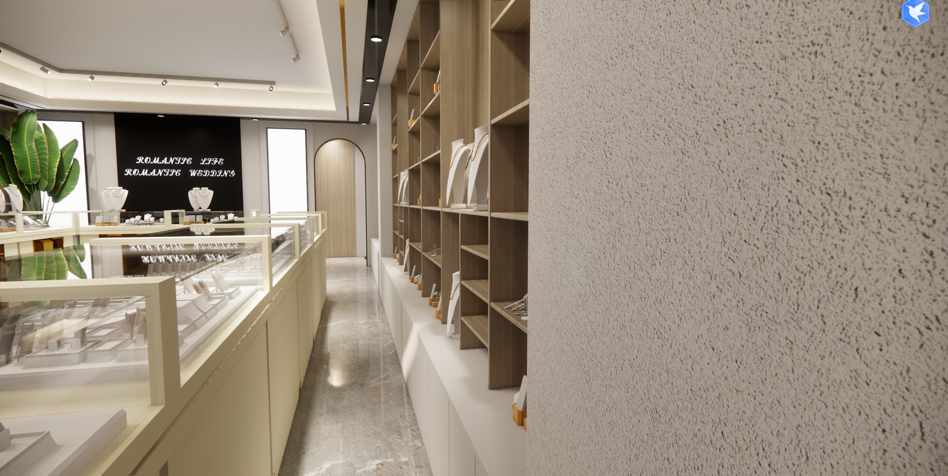 3D Jewelry Store Modern -A1 Model - TurboSquid 2008217