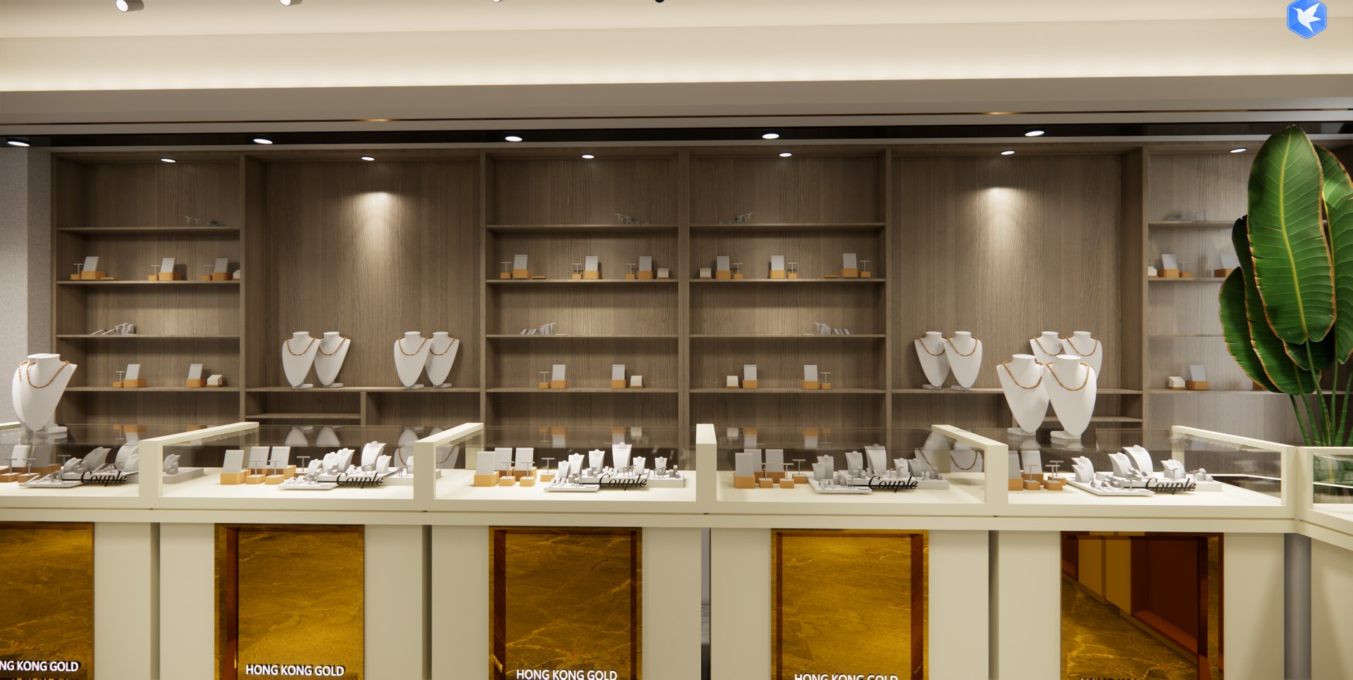 3D Jewelry Store Modern -A1 Model - TurboSquid 2008217