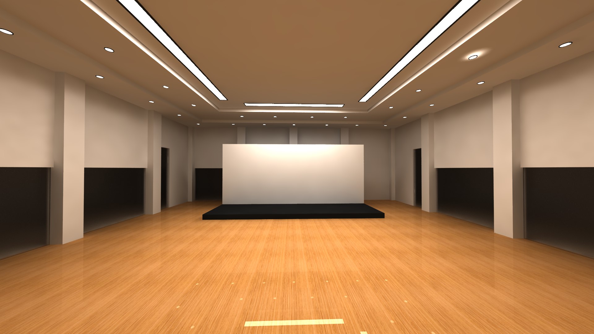 3D Venue Ballroom Layout Model - TurboSquid 1949014