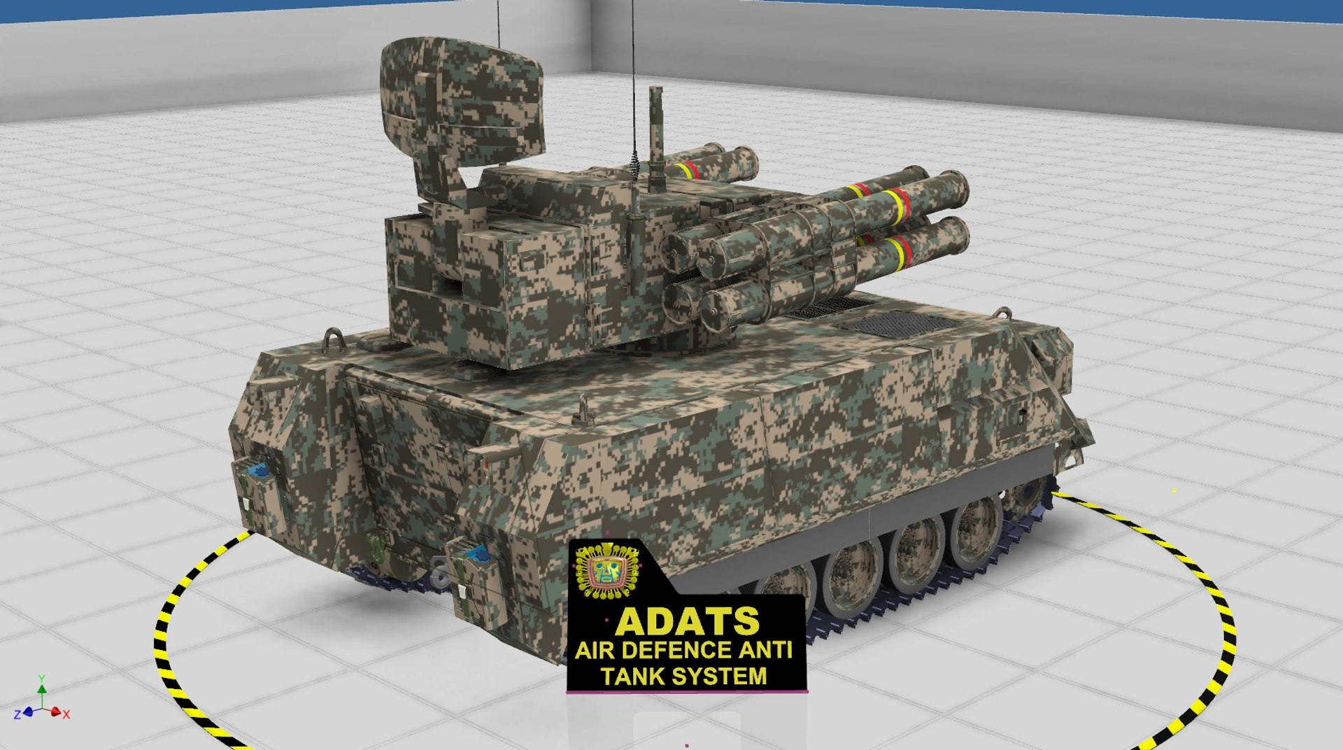 3D Air Defense Anti-tank Adats - TurboSquid 1288561