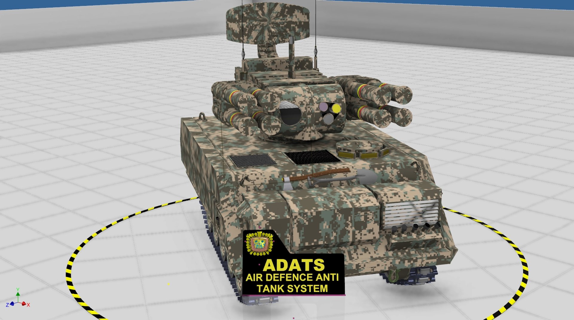 3D Air Defense Anti-tank Adats - TurboSquid 1288561