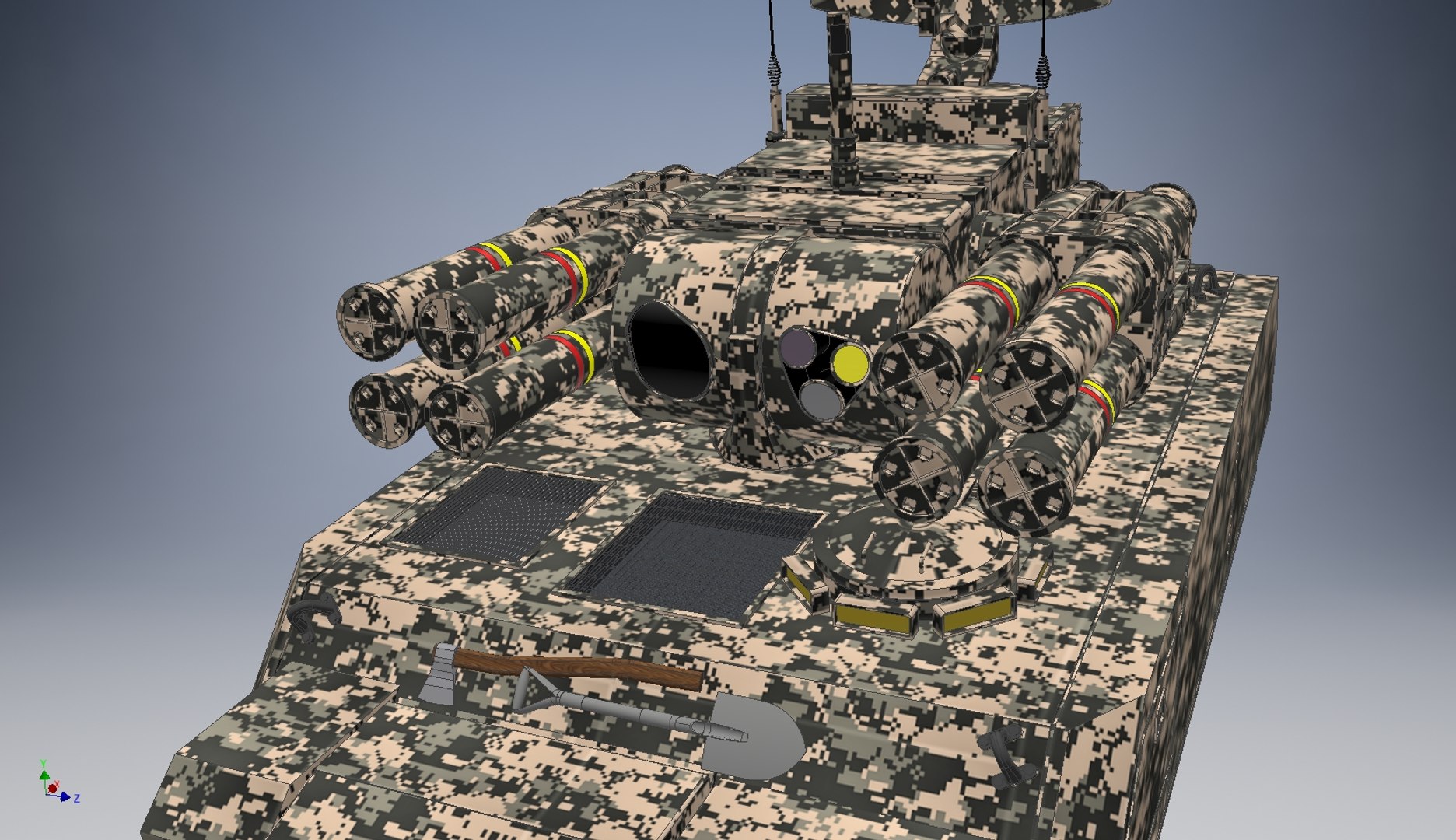 3D Air Defense Anti-tank Adats - TurboSquid 1288561