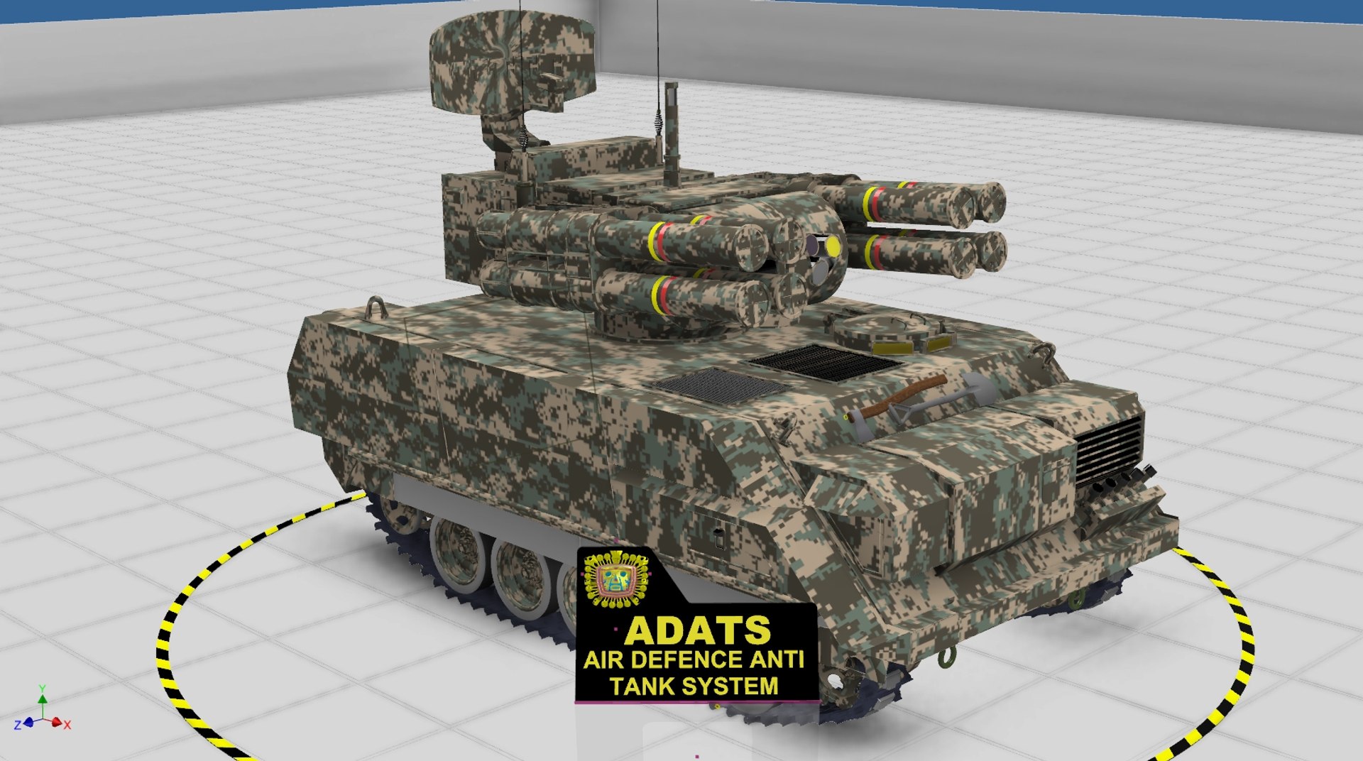 3D Air Defense Anti-tank Adats - TurboSquid 1288561
