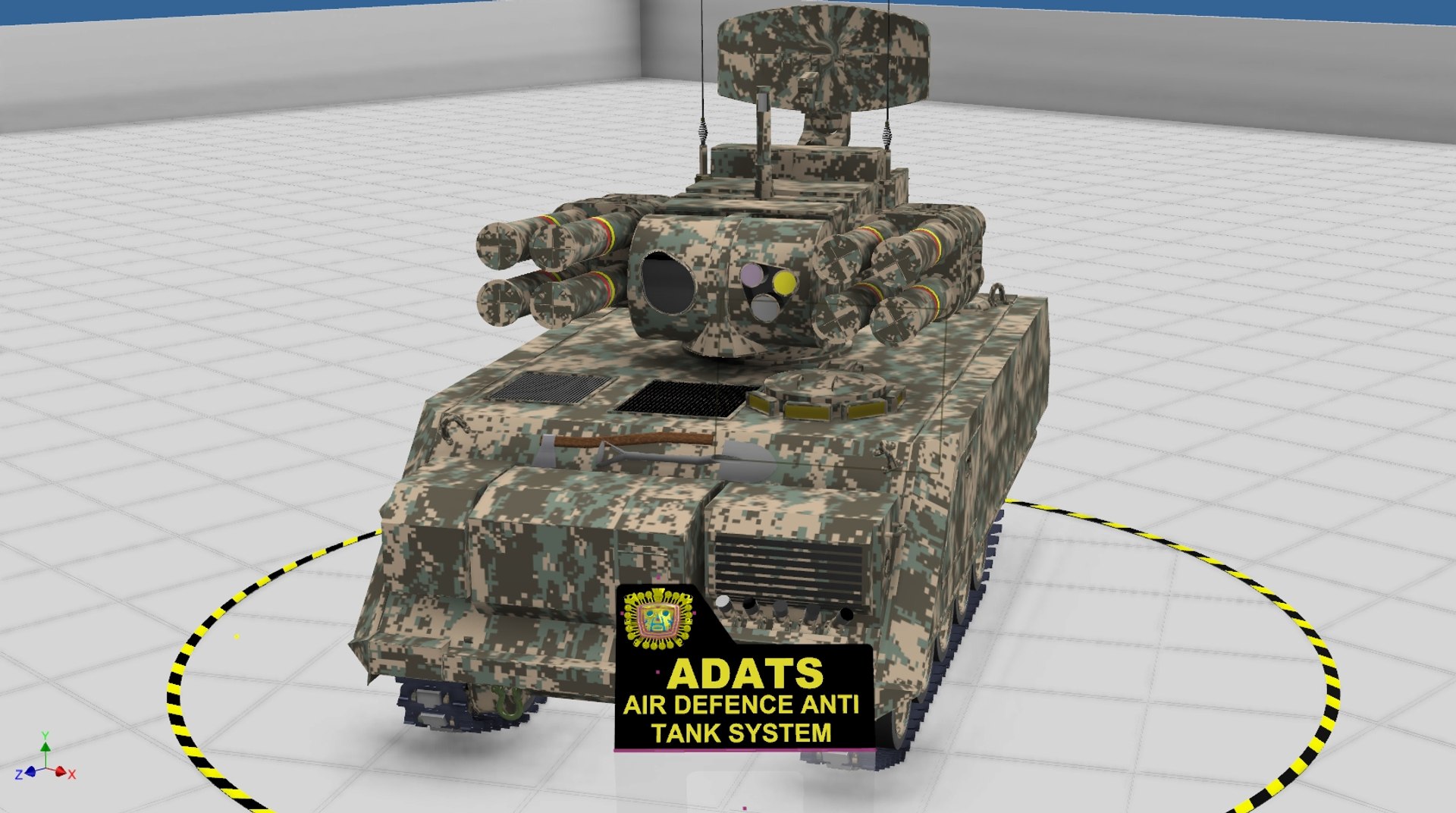 3D Air Defense Anti-tank Adats - TurboSquid 1288561
