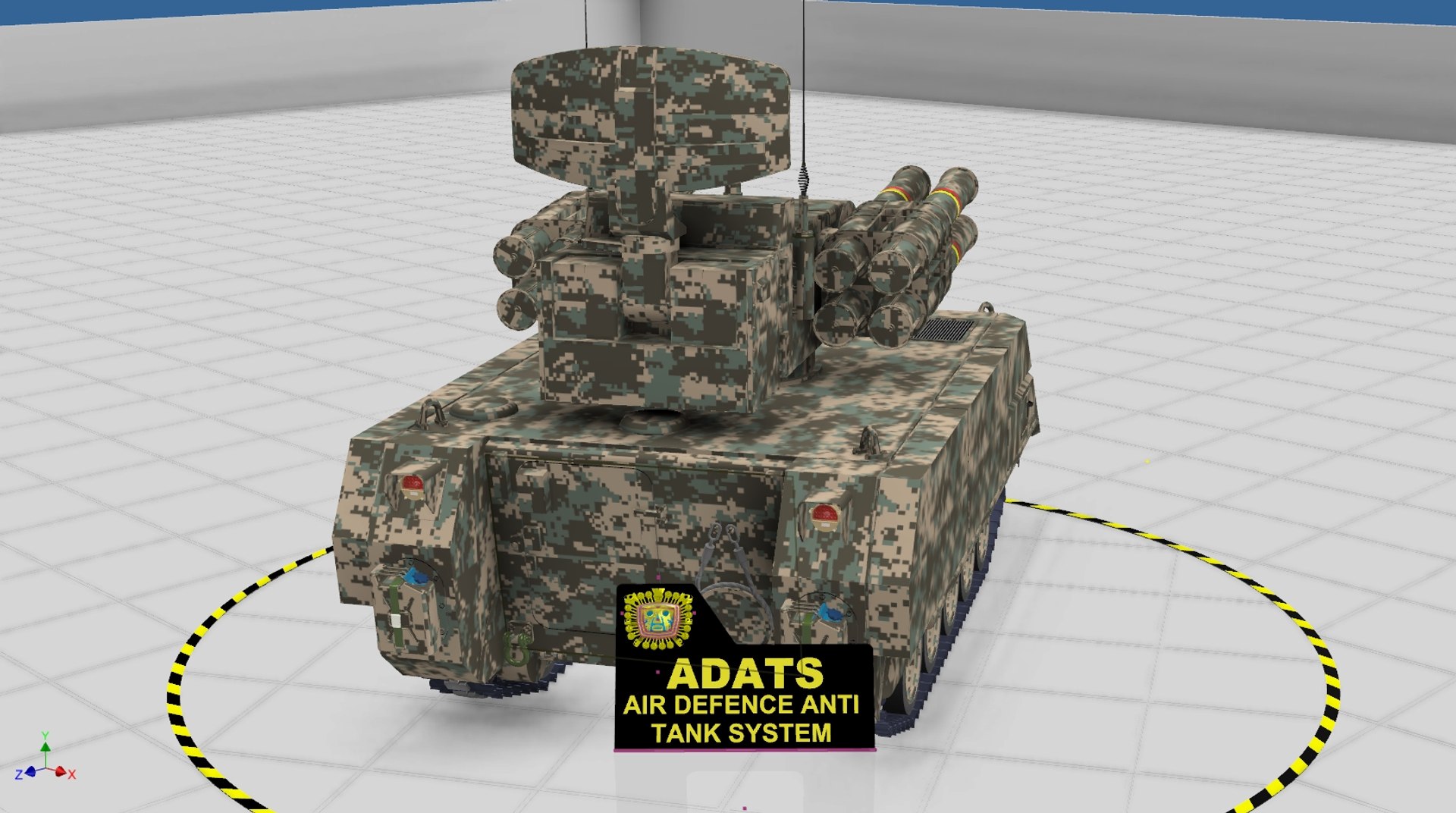 3D Air Defense Anti-tank Adats - TurboSquid 1288561