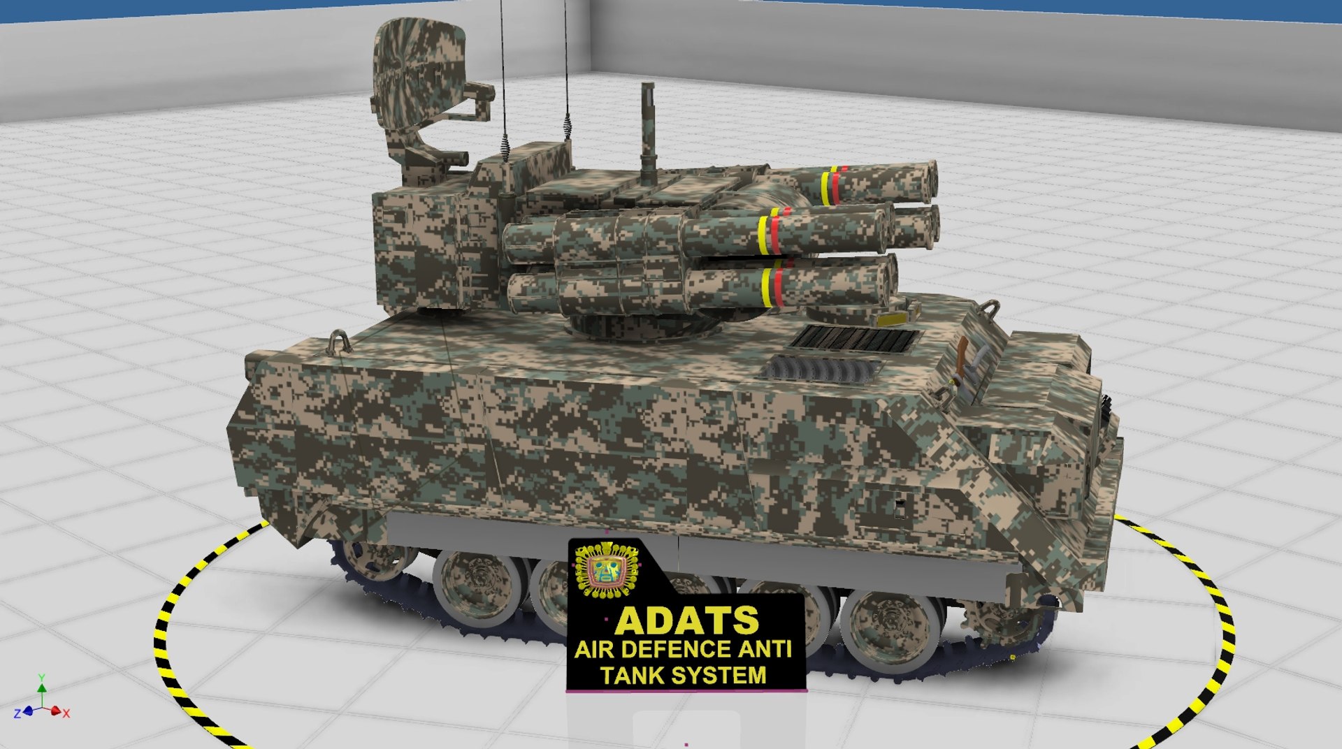 3D Air Defense Anti-tank Adats - TurboSquid 1288561