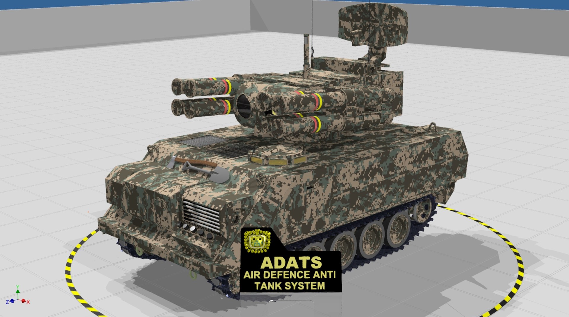 3D Air Defense Anti-tank Adats - TurboSquid 1288561