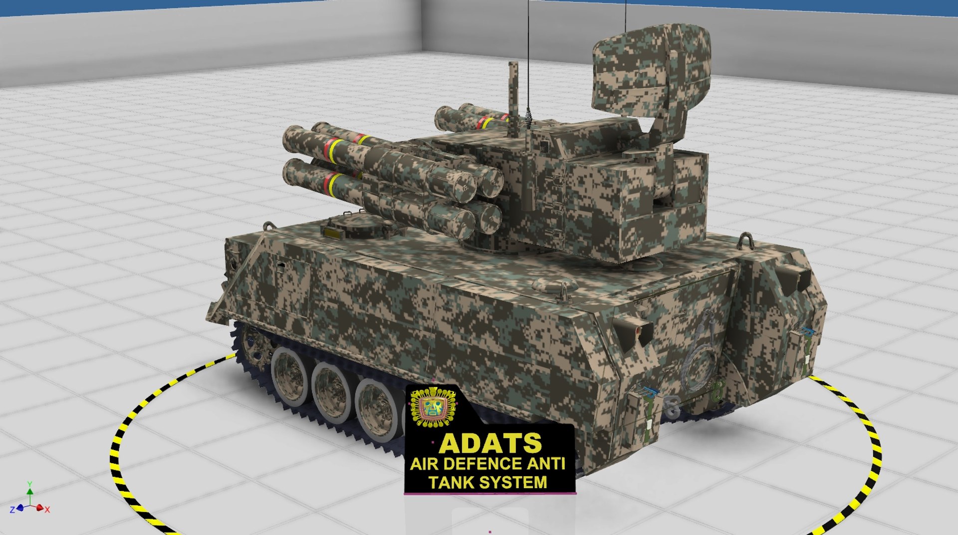 3D Air Defense Anti-tank Adats - TurboSquid 1288561