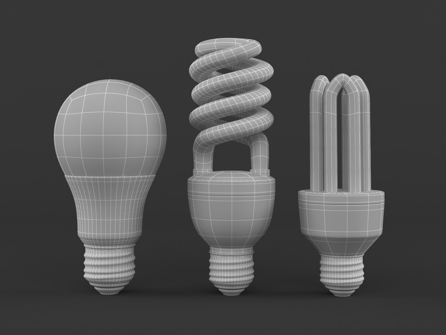Led Light Bulbs 3D Model - TurboSquid 1646711