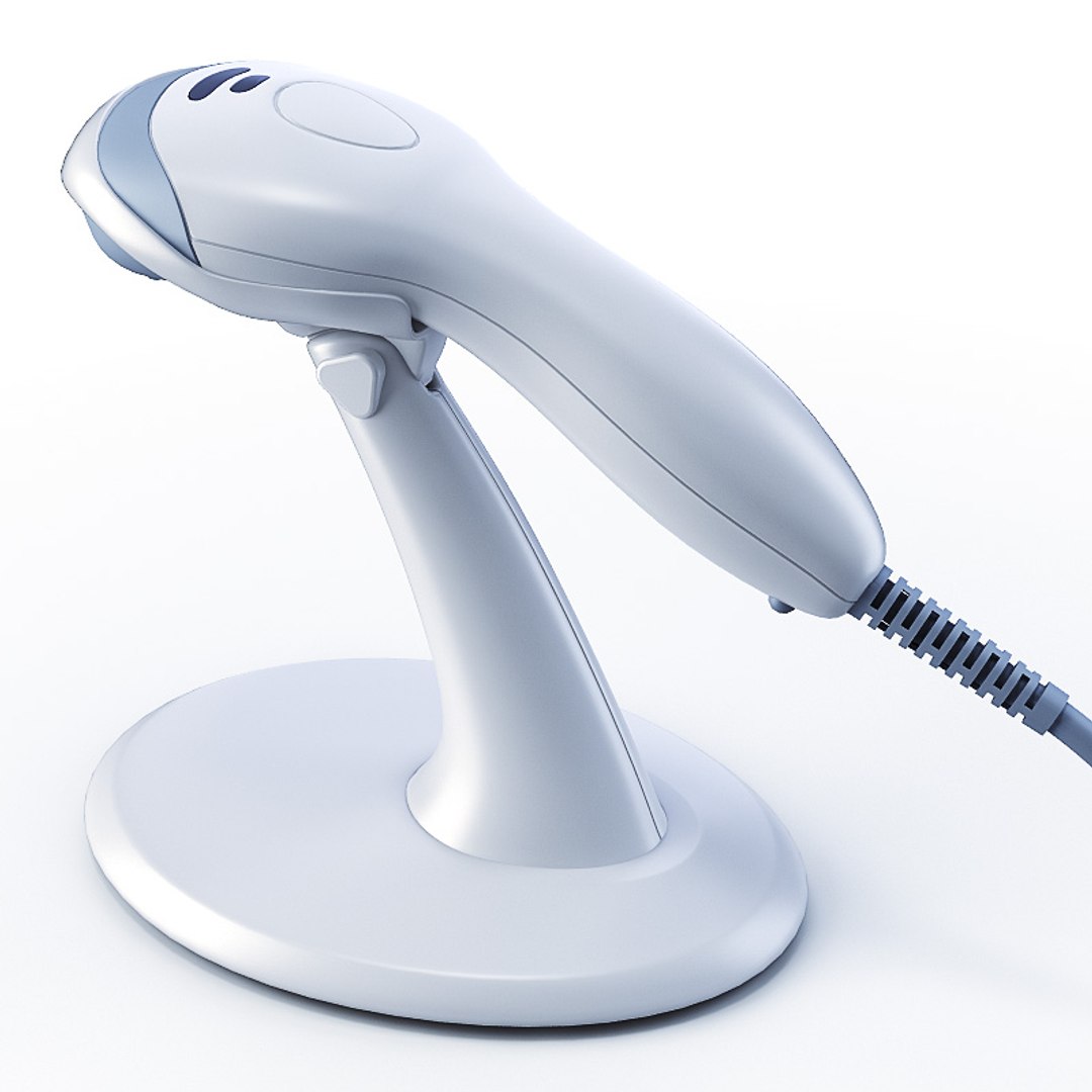 cash register scanner bar 3d model