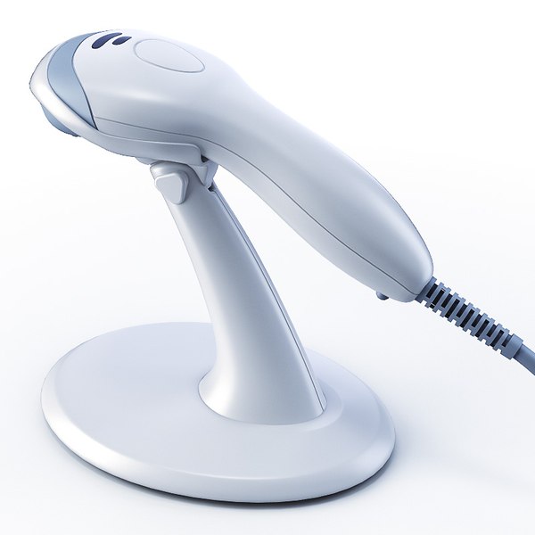 cash register scanner bar 3d model