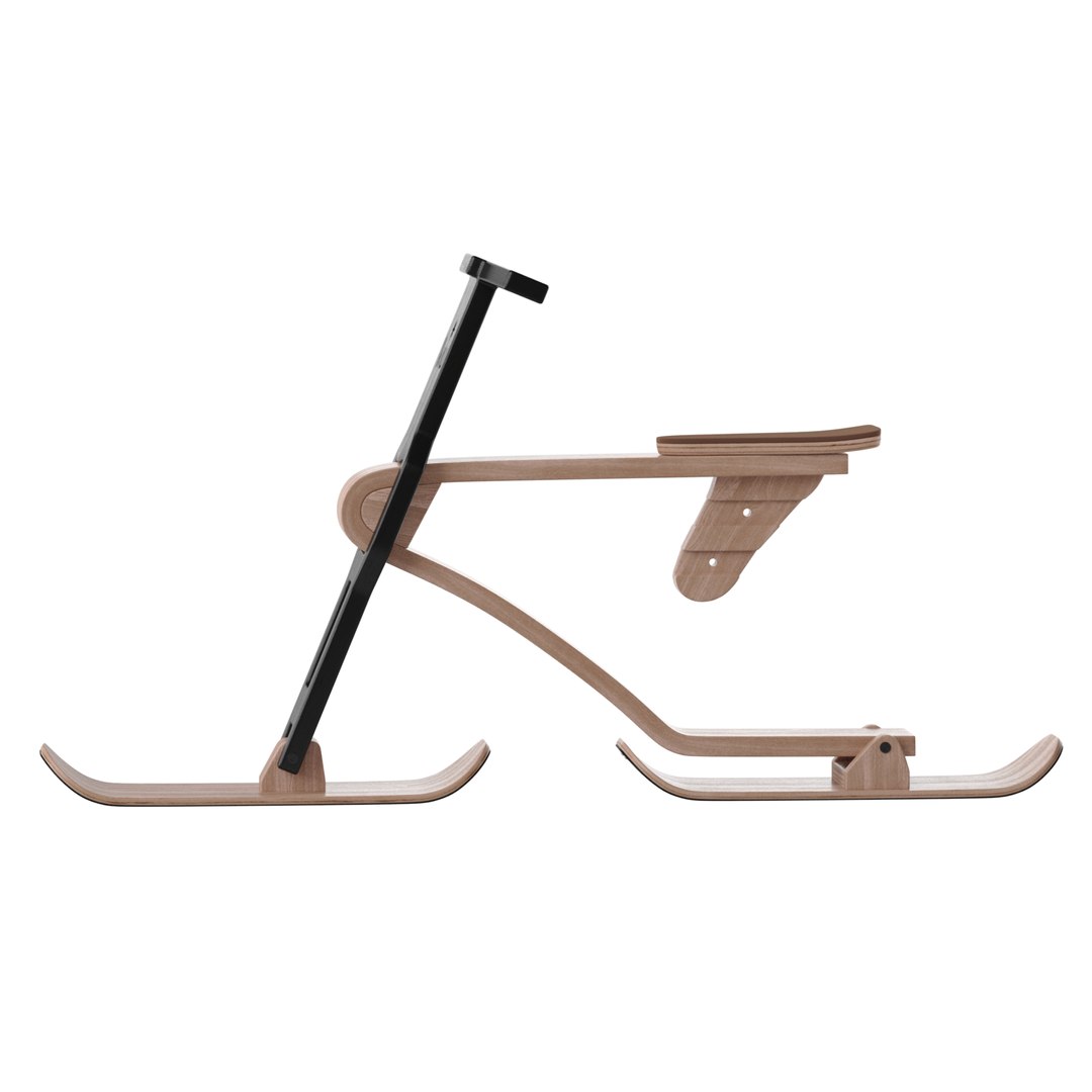 3D Kids Snow Bike WIU SNOW BALANCE BIKE Model - TurboSquid 1979393