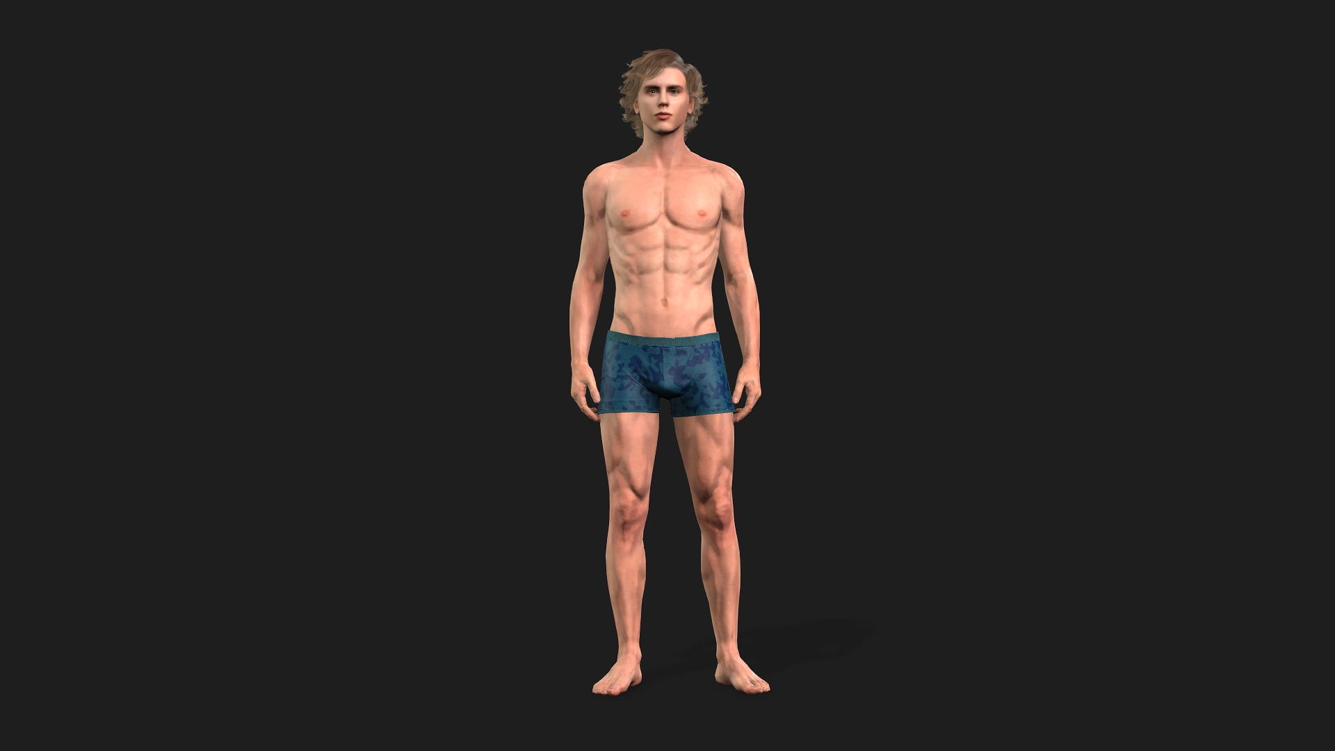 3D Realistic Male Model Fully Rigged And Animation Ready Model ...