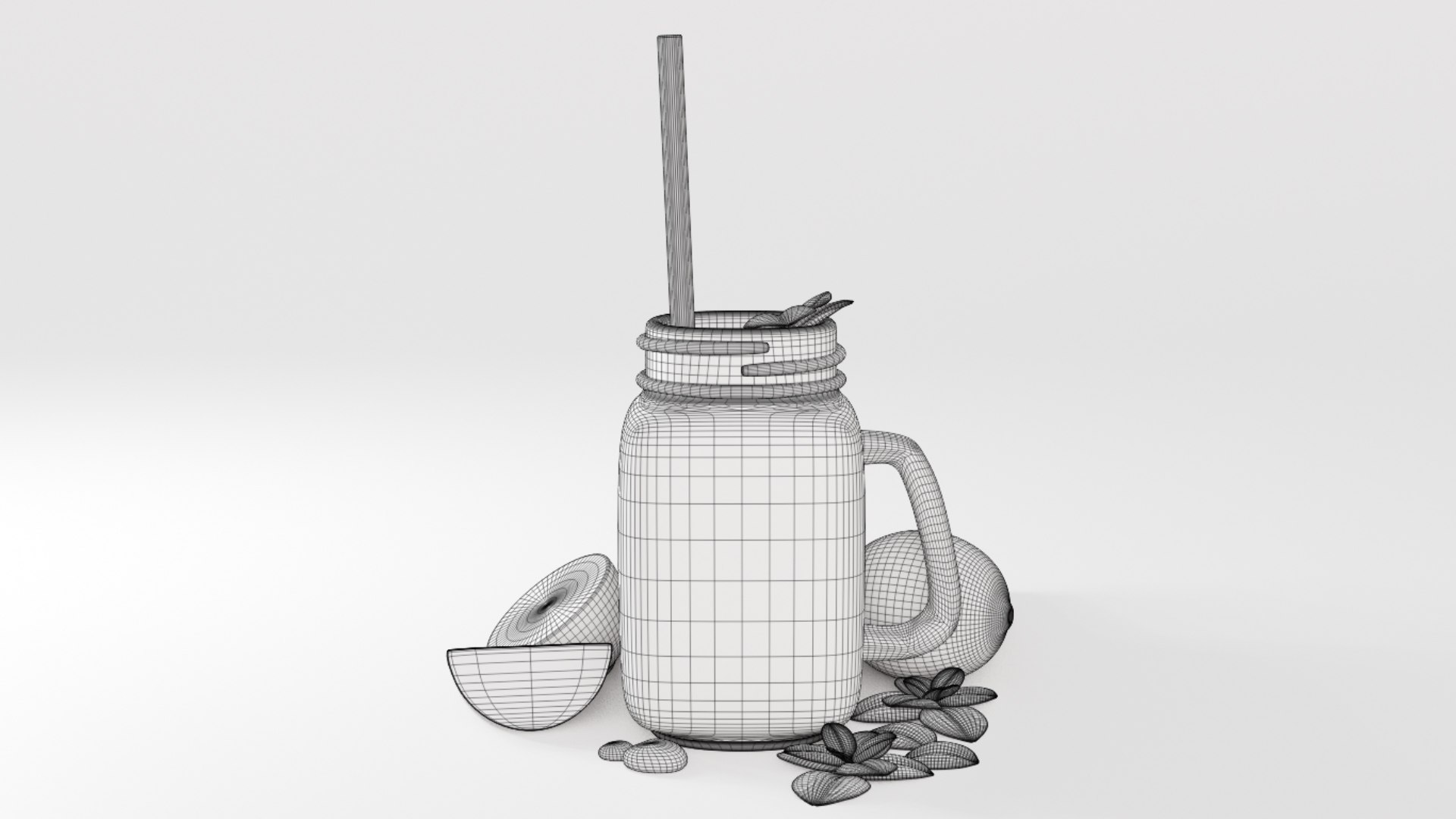 3D Iced Lemon Tea 001 - TurboSquid 2243052