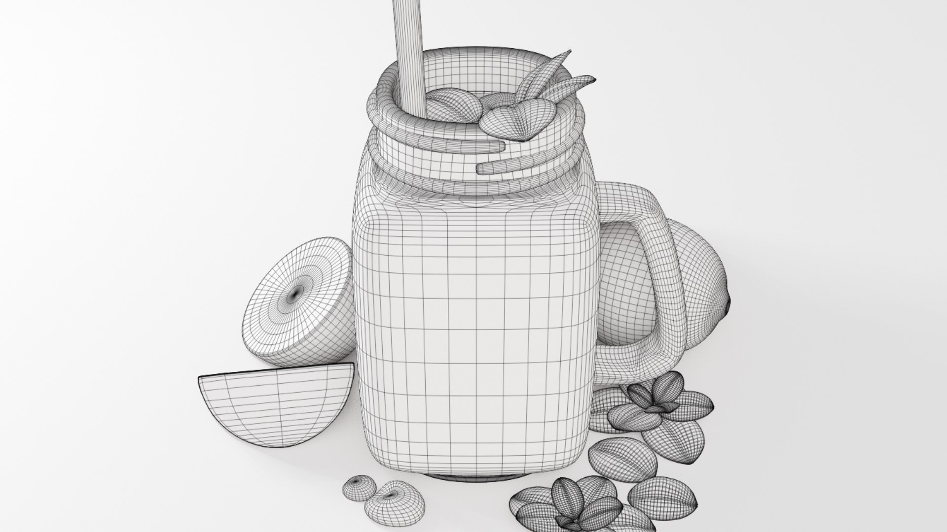 3D Iced Lemon Tea 001 - TurboSquid 2243052