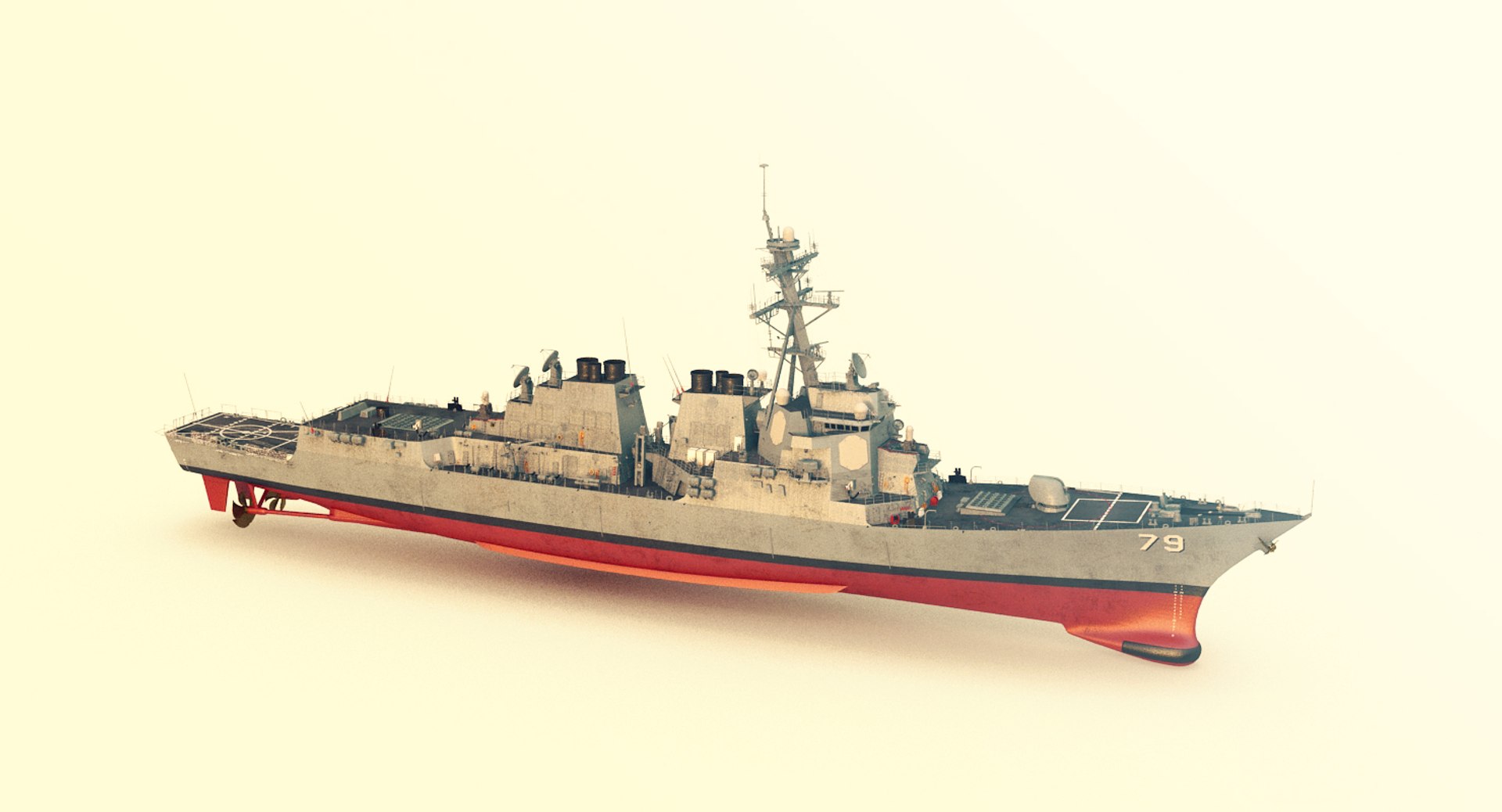 Uss Oscaraustin Ddg Model - TurboSquid 1386596