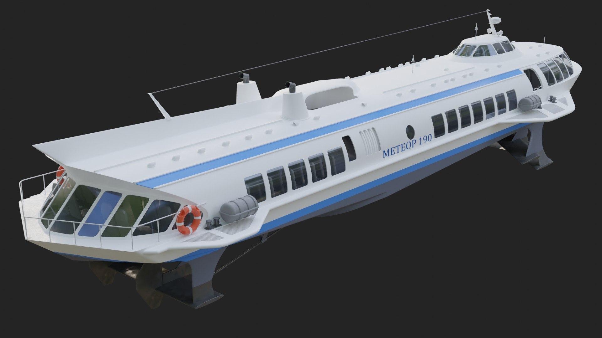 3D Meteor Ship - TurboSquid 2088475