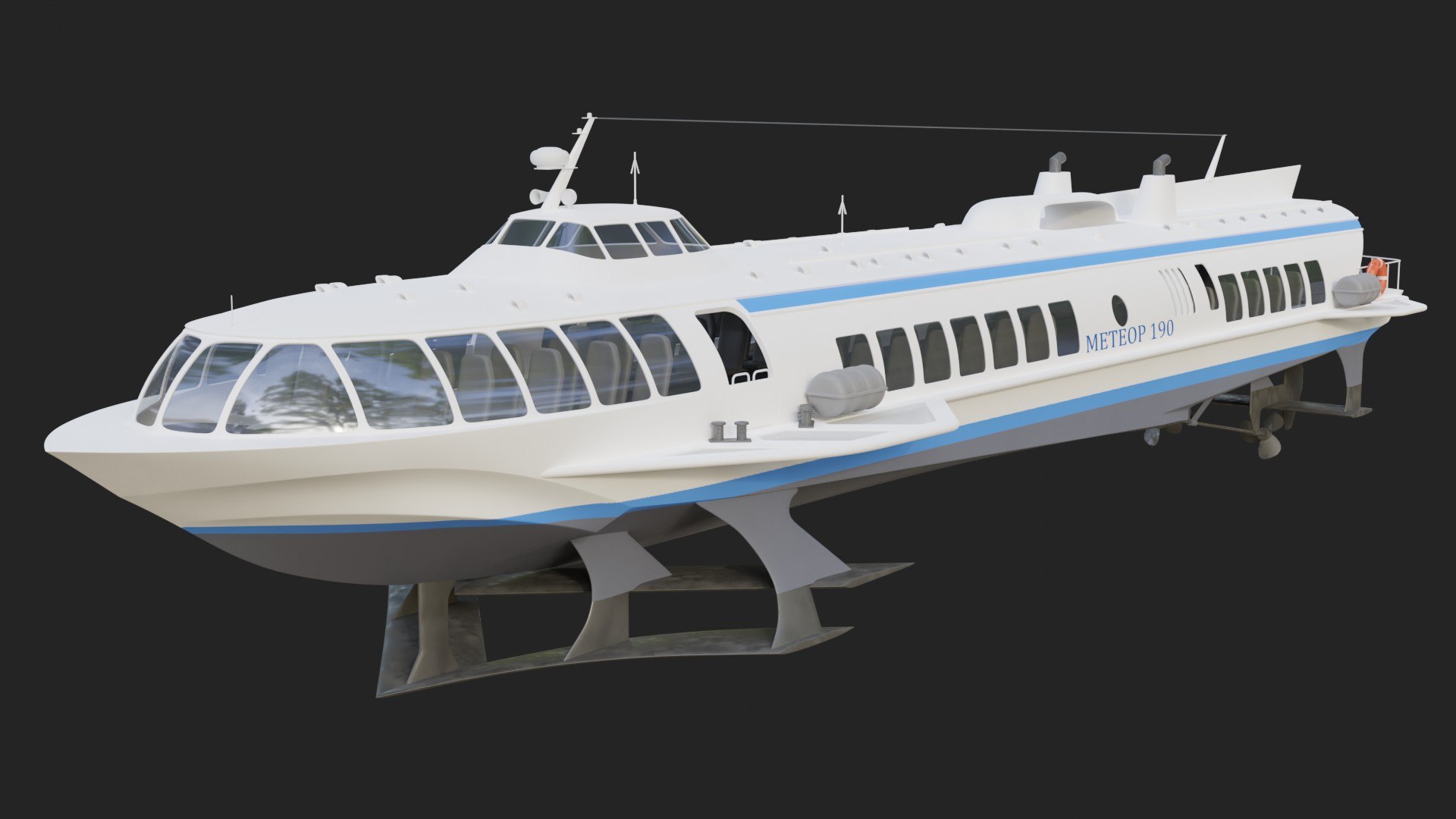 3D Meteor Ship - TurboSquid 2088475