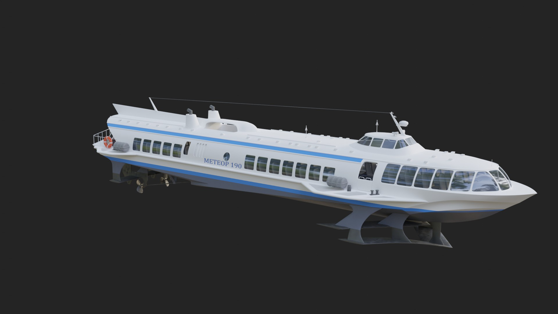 3D Meteor Ship - TurboSquid 2088475