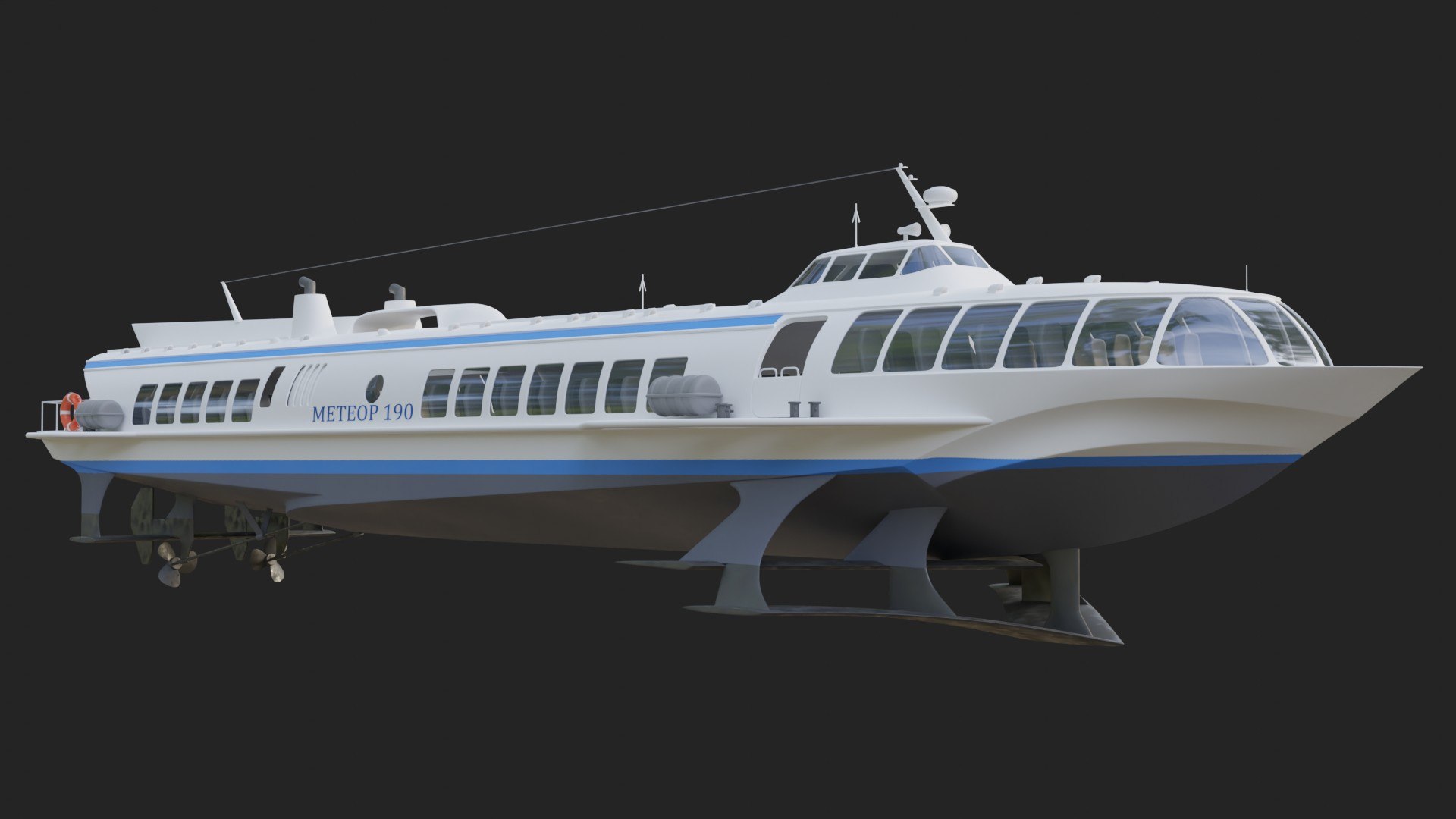 3D Meteor Ship - TurboSquid 2088475