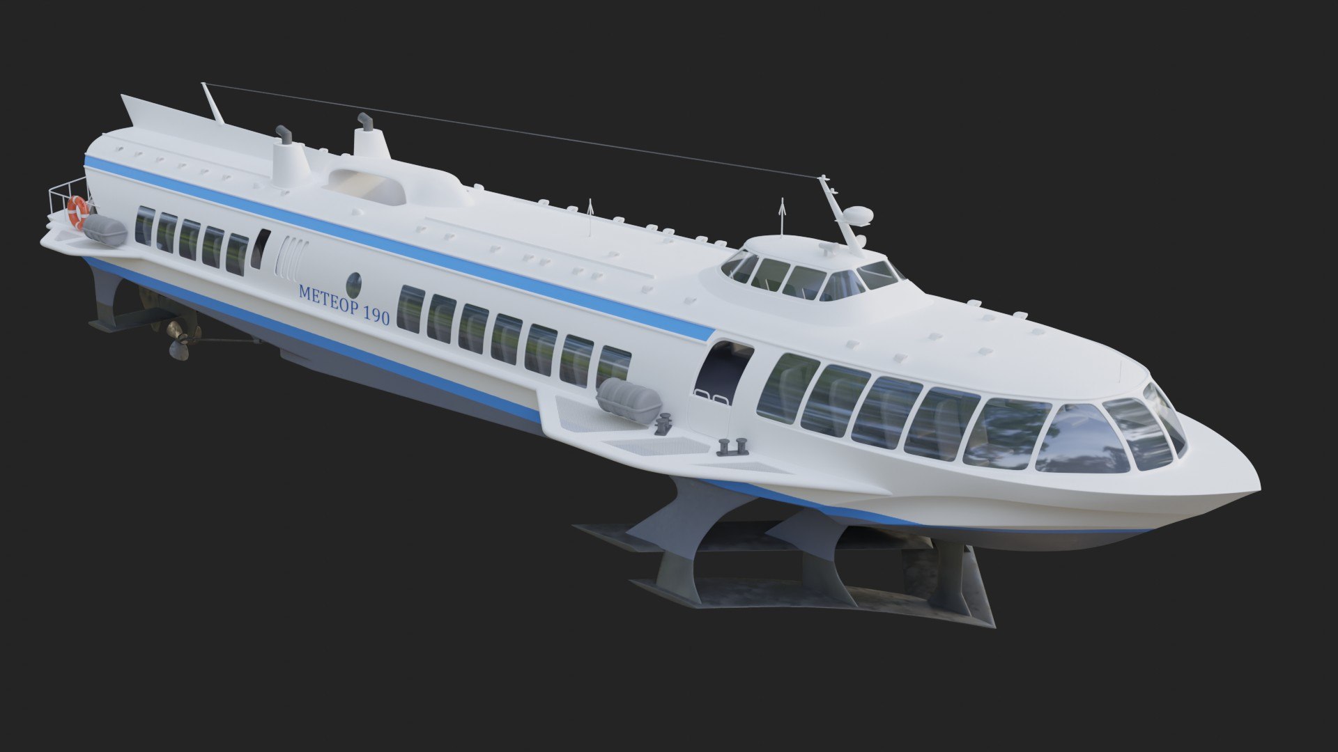 3D Meteor Ship - TurboSquid 2088475