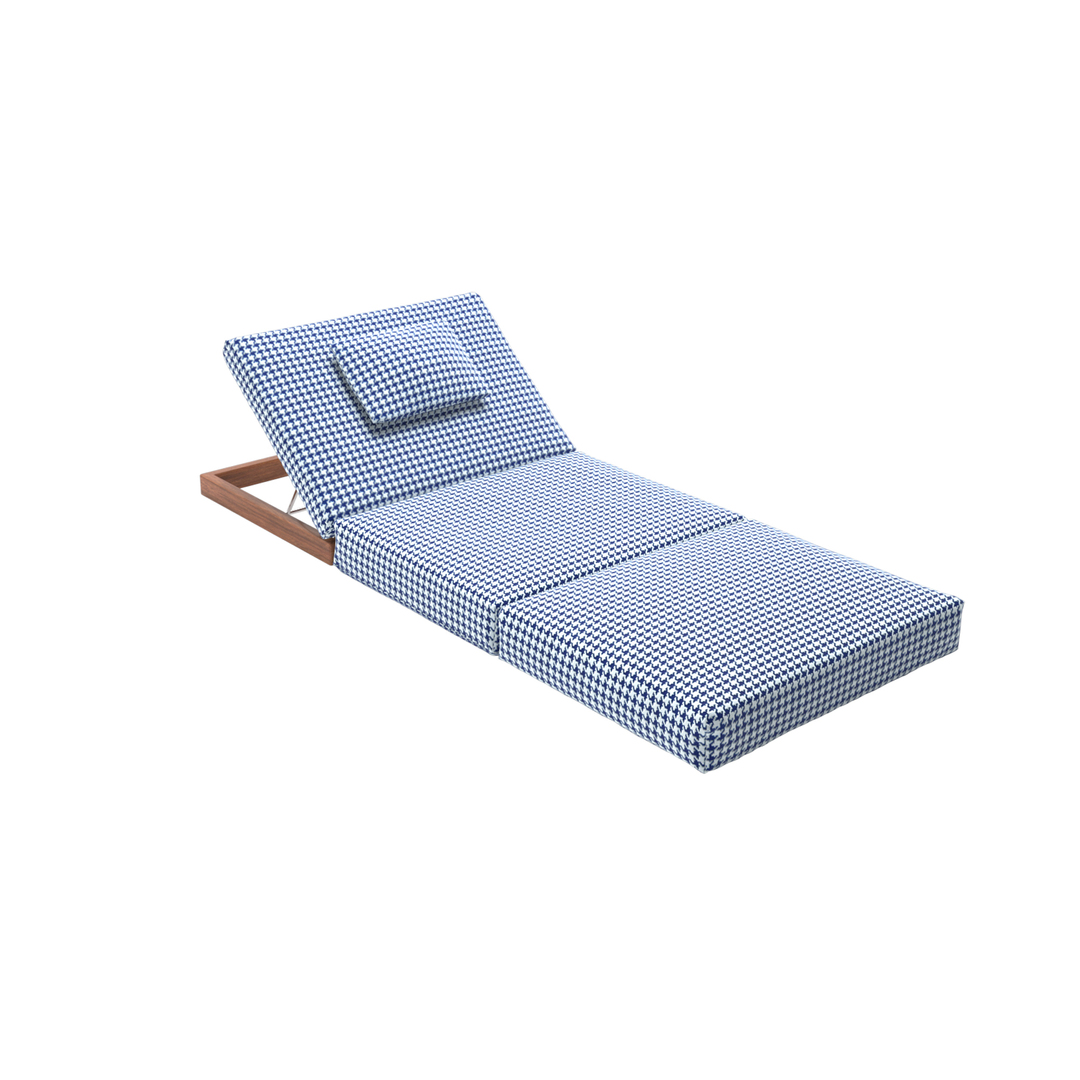 3D Exteta Sunset Recliner Mahogany Sun Lounger Daybed Model ...