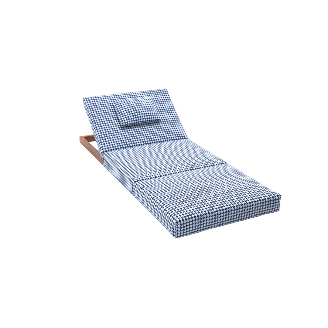 3D Exteta Sunset Recliner Mahogany Sun Lounger Daybed Model ...